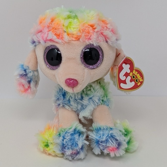 Ty | Toys | Ty Beanie Boo Rainbow Poodle Puppy Dog Plush Stuffed Animal ...
